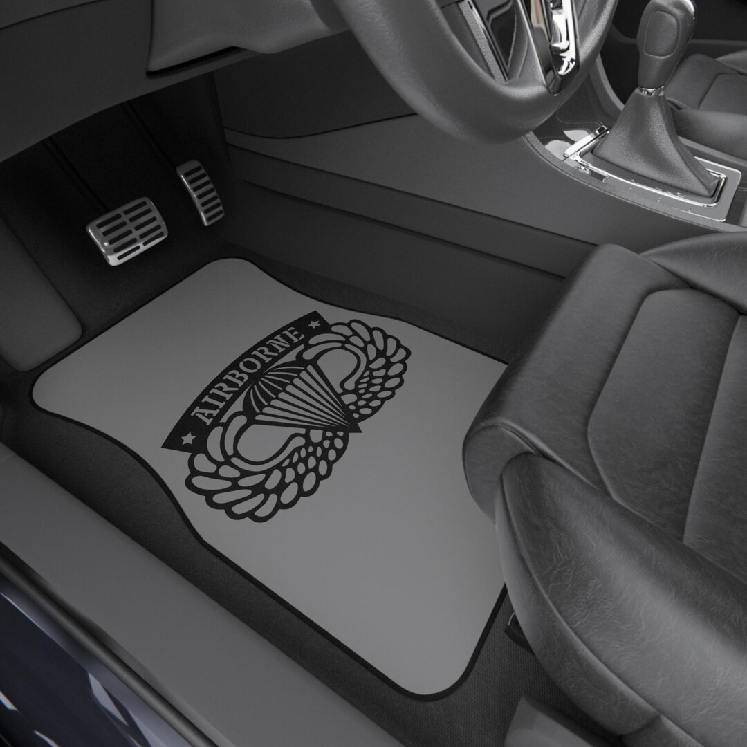 Airborne, Military Car Mats Set of 4, Military Style Floor Mats, Truck ...