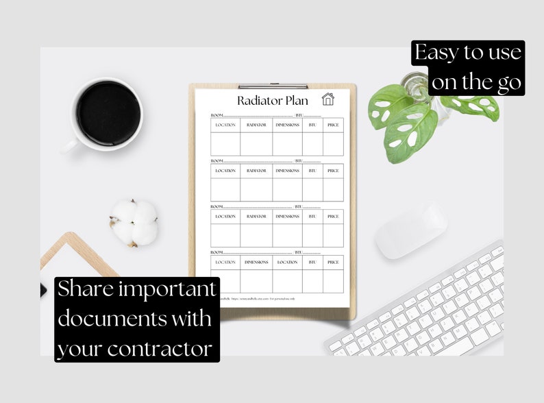 Printable Home Renovation Templates Bundle - Etsy