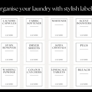 Printable Laundry Labels - Etsy