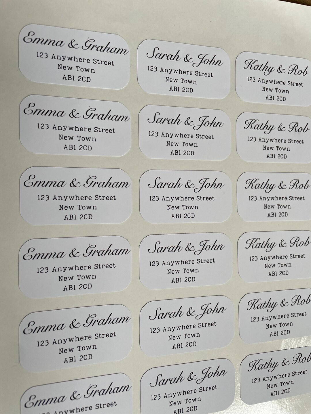 Personalised Address Labels - Etsy UK