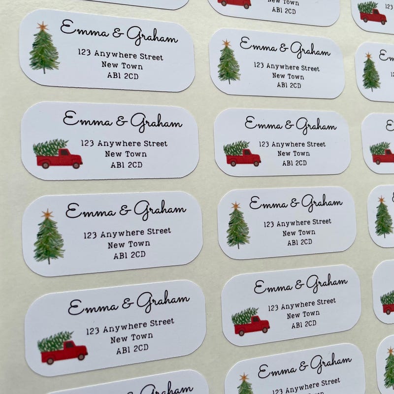 Personalized Address Labels - Etsy UK