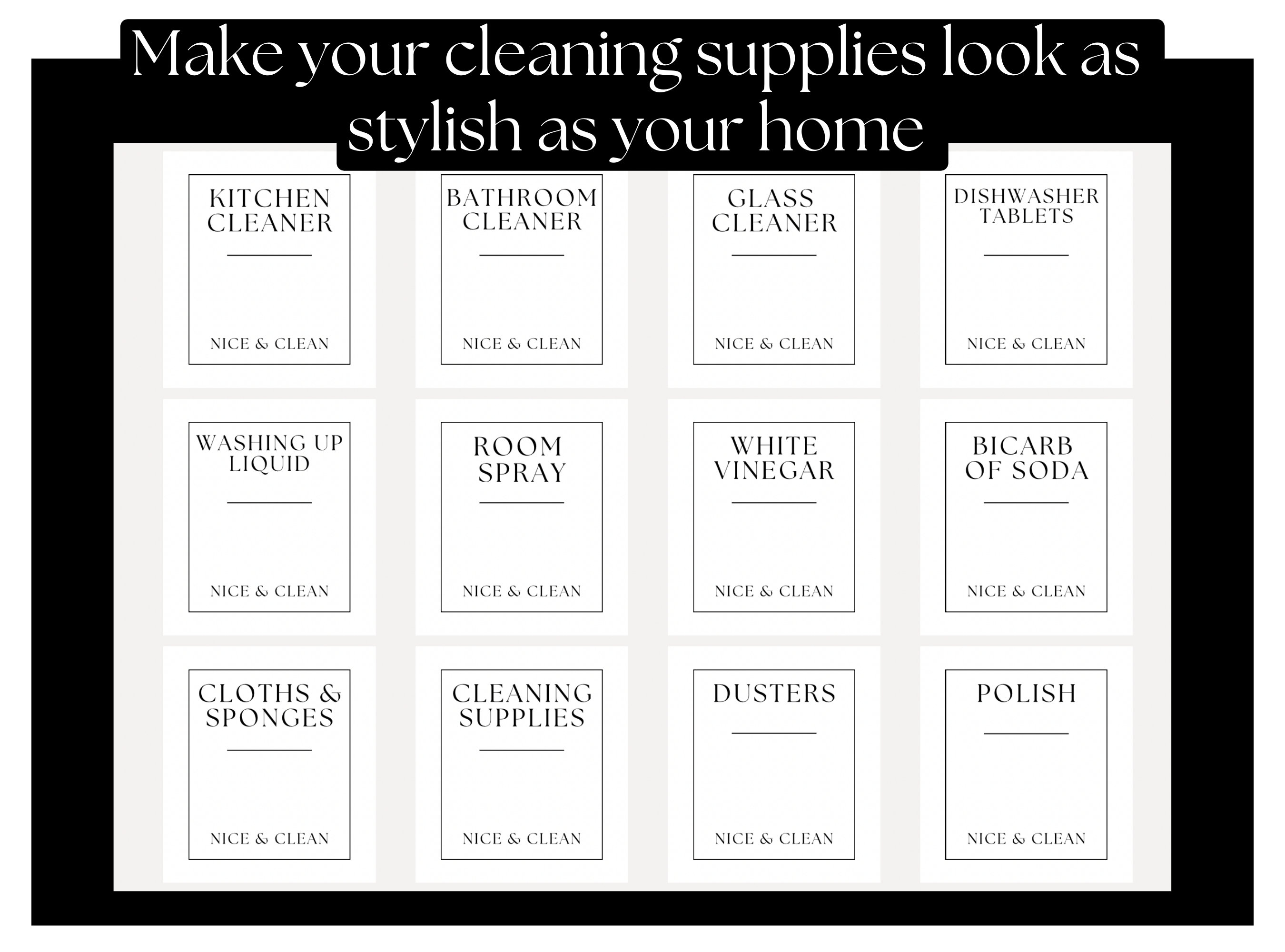 Editable Storage Jar Labels - Printable Pantry Labels - Etsy