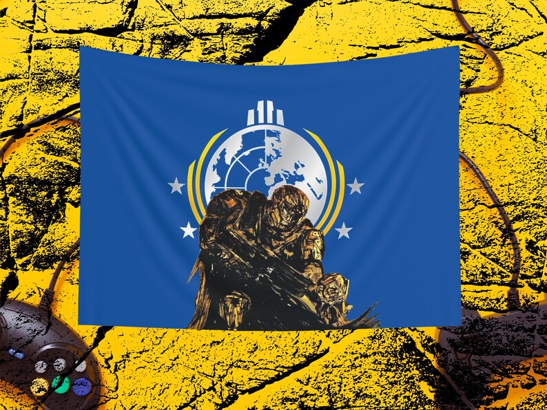 Helldivers 2 Super Earth Flag, Gaming Flag Gift, Taste of Democracy ...