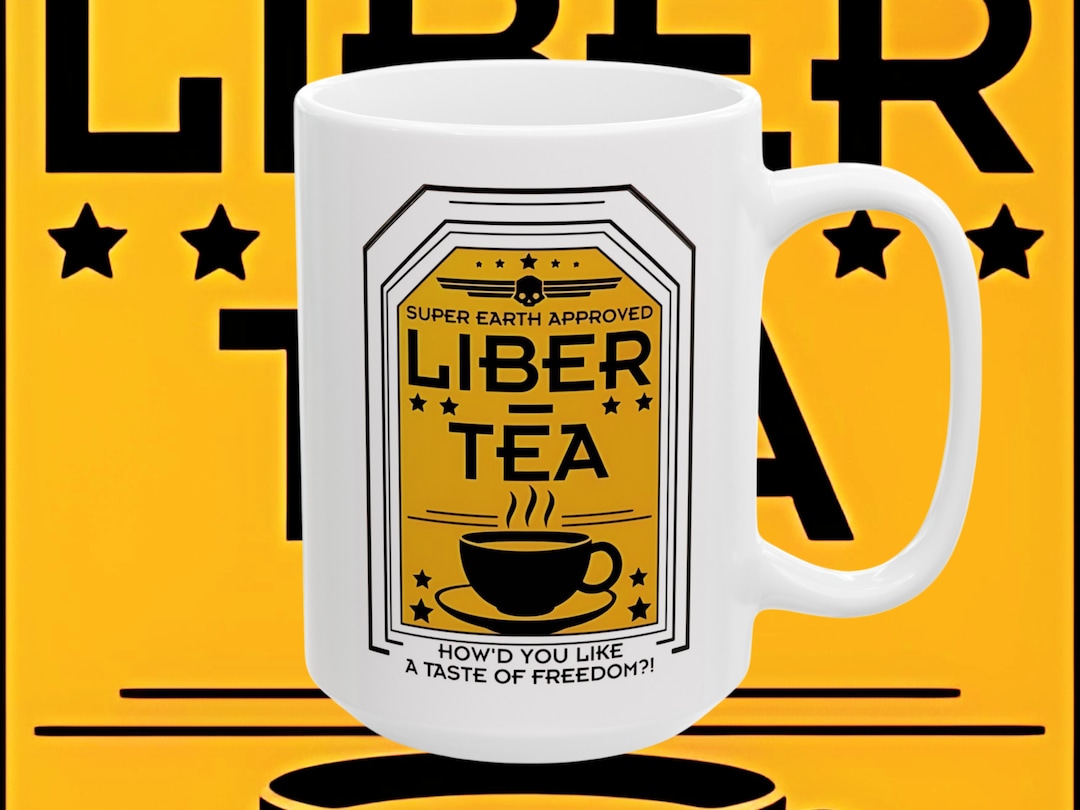 Liber Tea Helldivers 2 Mug, Helldivers Mug, Hell Divers Mug, Helldivers ...