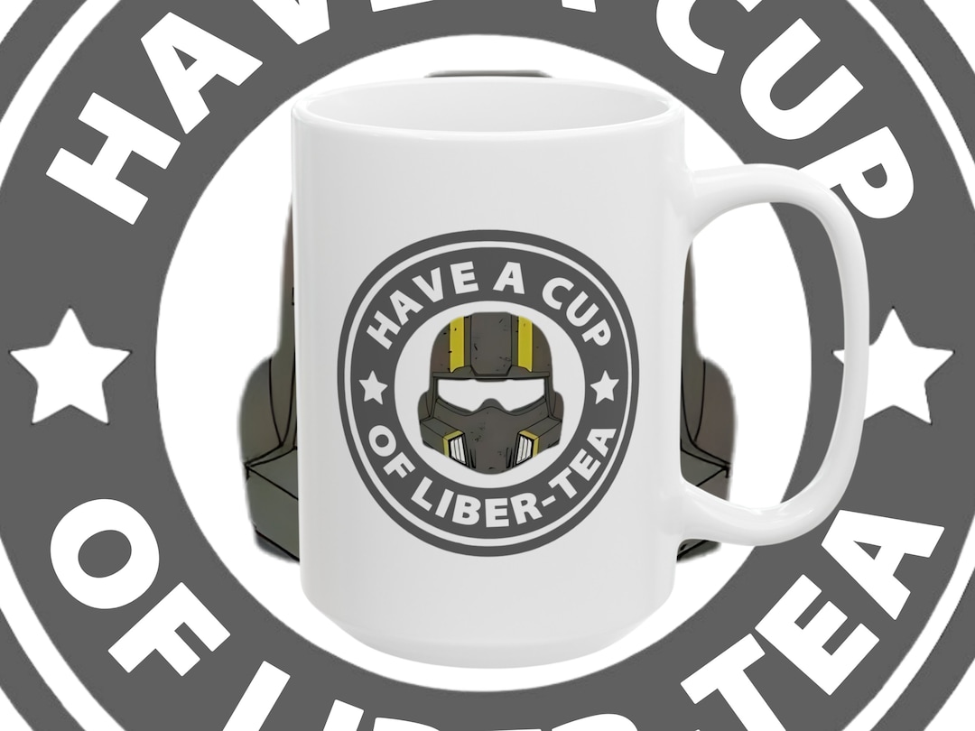 Liber Tea Helldivers 2 Mug, Helldivers Mug, Hell Divers Mug, Helldivers ...