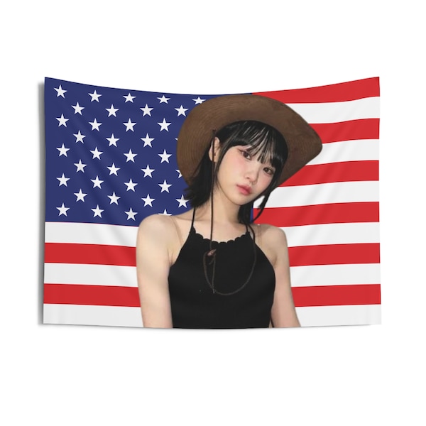 Le Sserafim Chaewon American Flag - Etsy