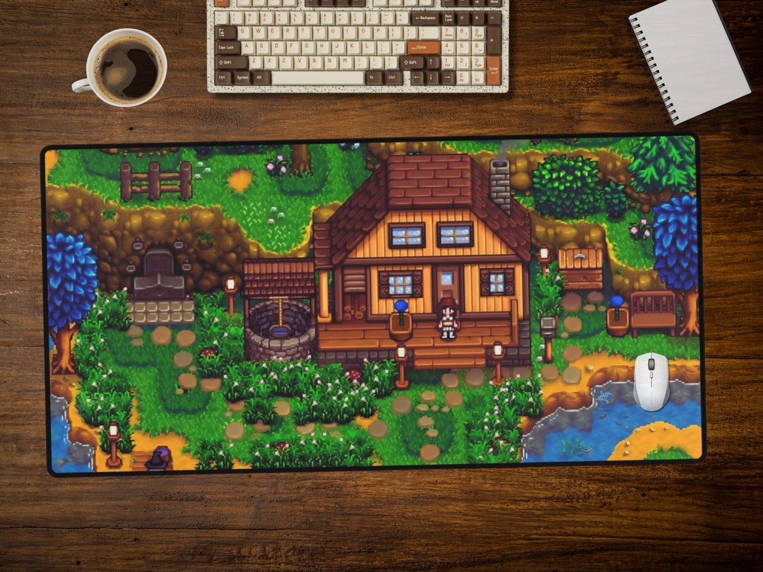 Stardew Valley Mouse Pad XL Gaming Desk Mat / Gift Large Kawaii ...