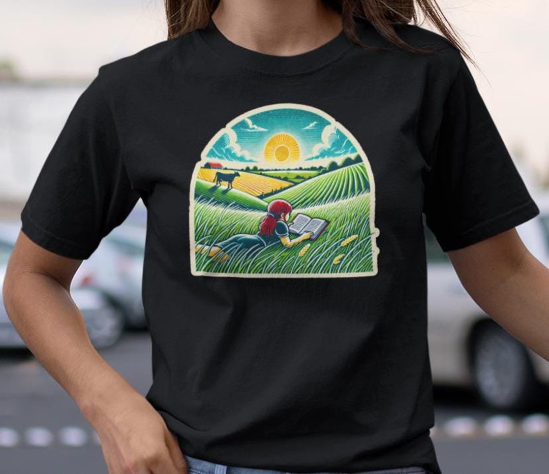 Summer Binge T-shirt, Colorful Country Scene, Live in the Sunshine ...