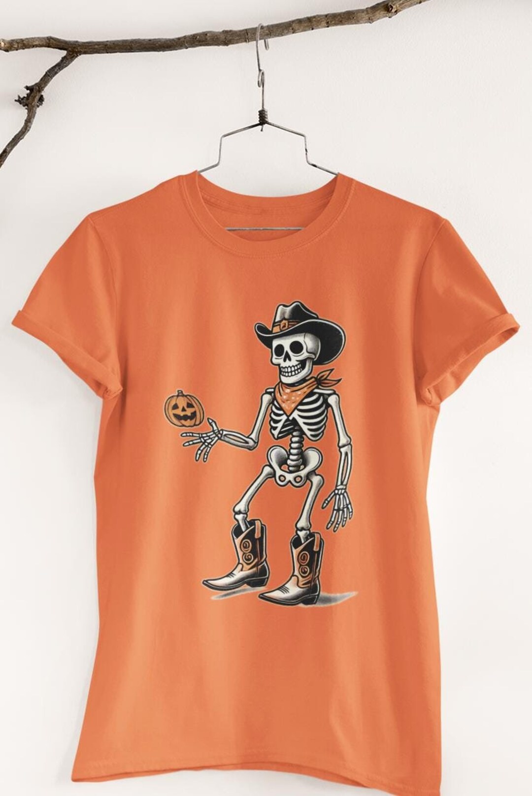 Bony the Kid T-shirt, Howdy Cowboy Skeleton Shirt, Western Halloween ...