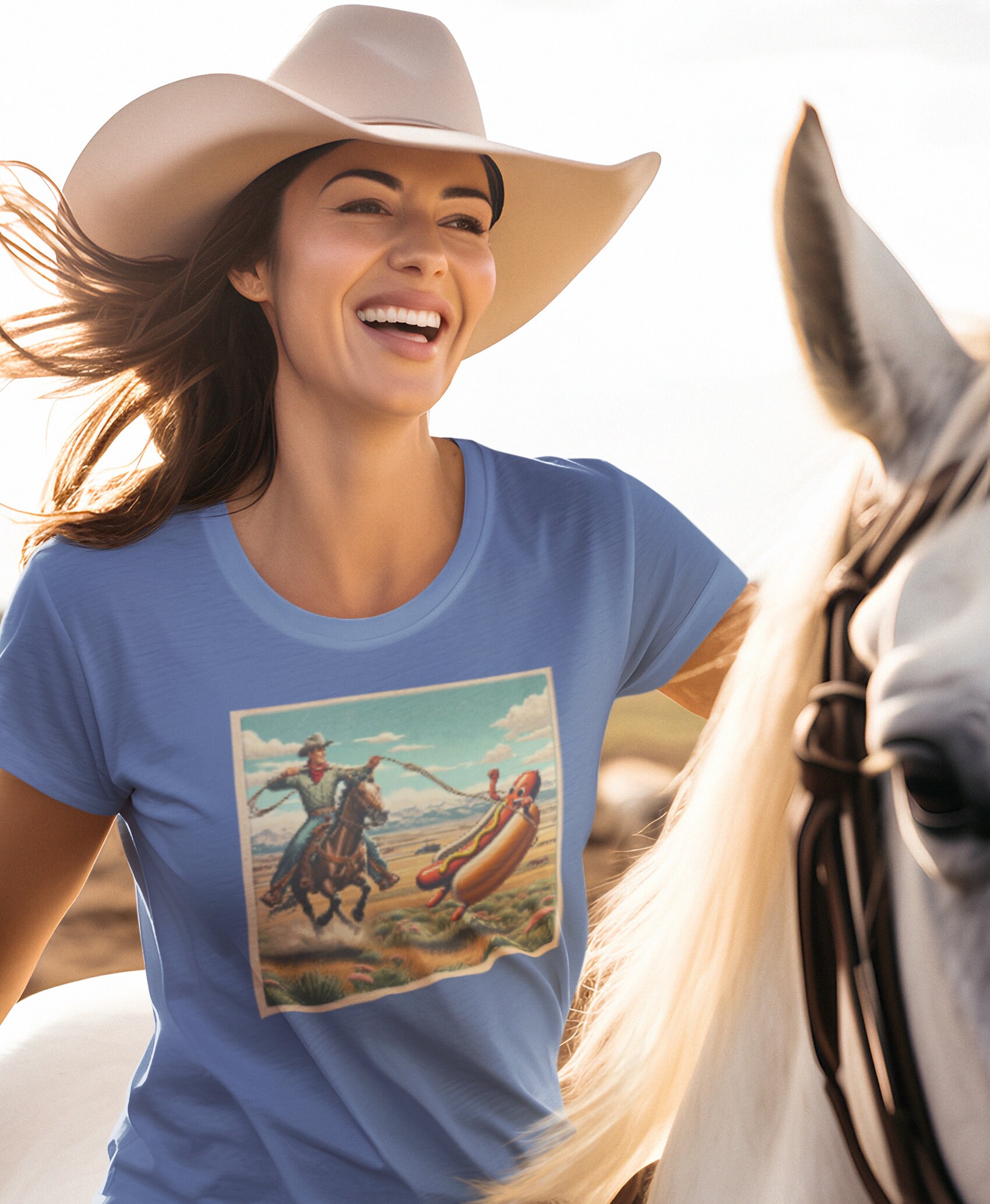 Git Along Lil Doggie, Cowboy Fun Shirt, Western Lasso Shirt, Yee Haw ...