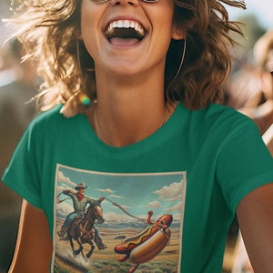 Git Along Lil Doggie, Cowboy Fun Shirt, Western Lasso Shirt, Yee Haw ...