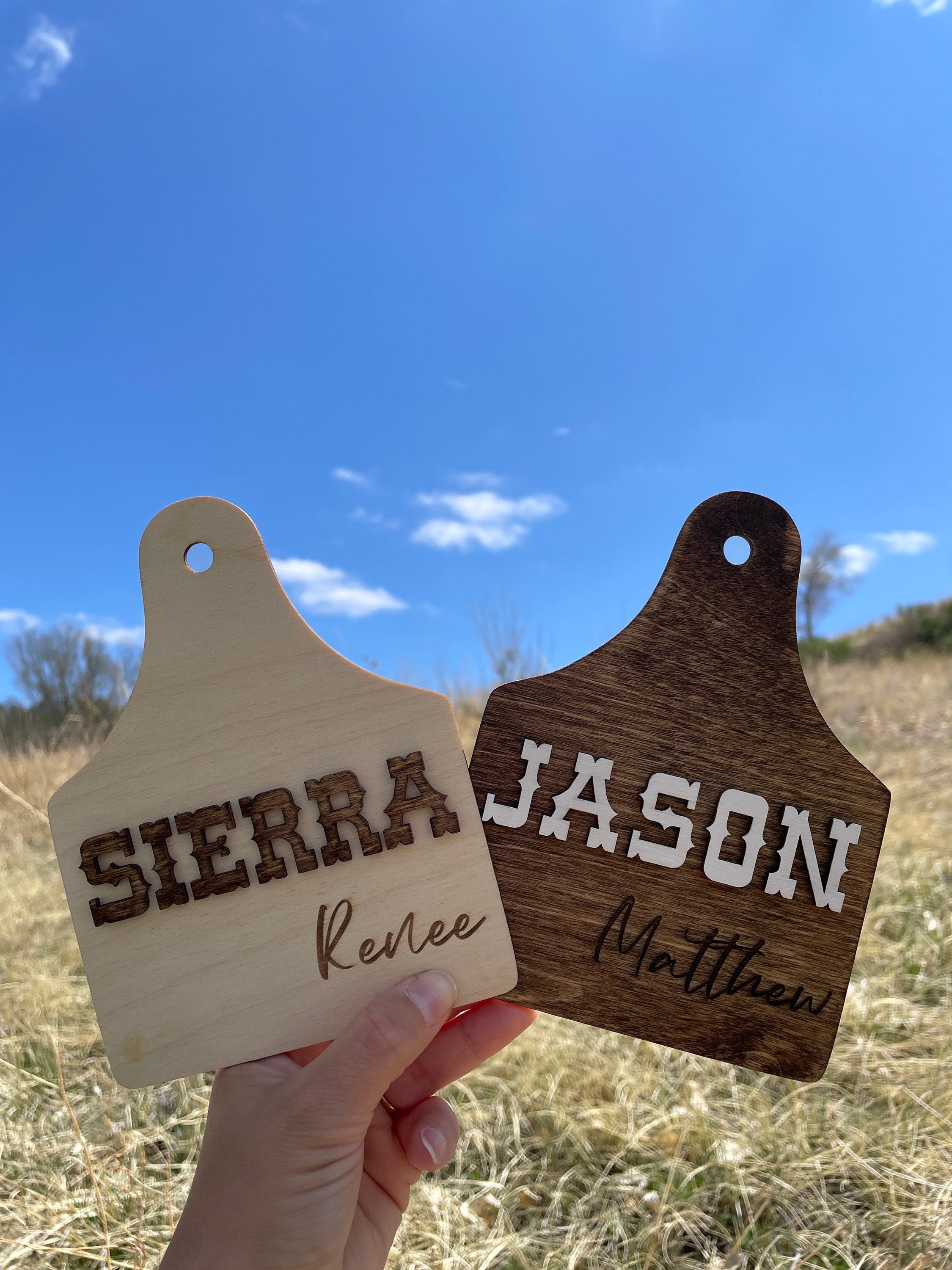 Cow Tag Birth Announcement Sign, Rodeo Baby Name Sign, Hospital Name ...