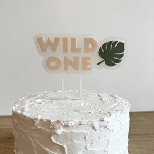Wild One Cake Topper, Safari Birthday, Wild One Birthday, Kid's ...