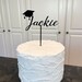 Graduation Cake Topper, Class of 2024, Grad Cap Cake Topper, Senior ...