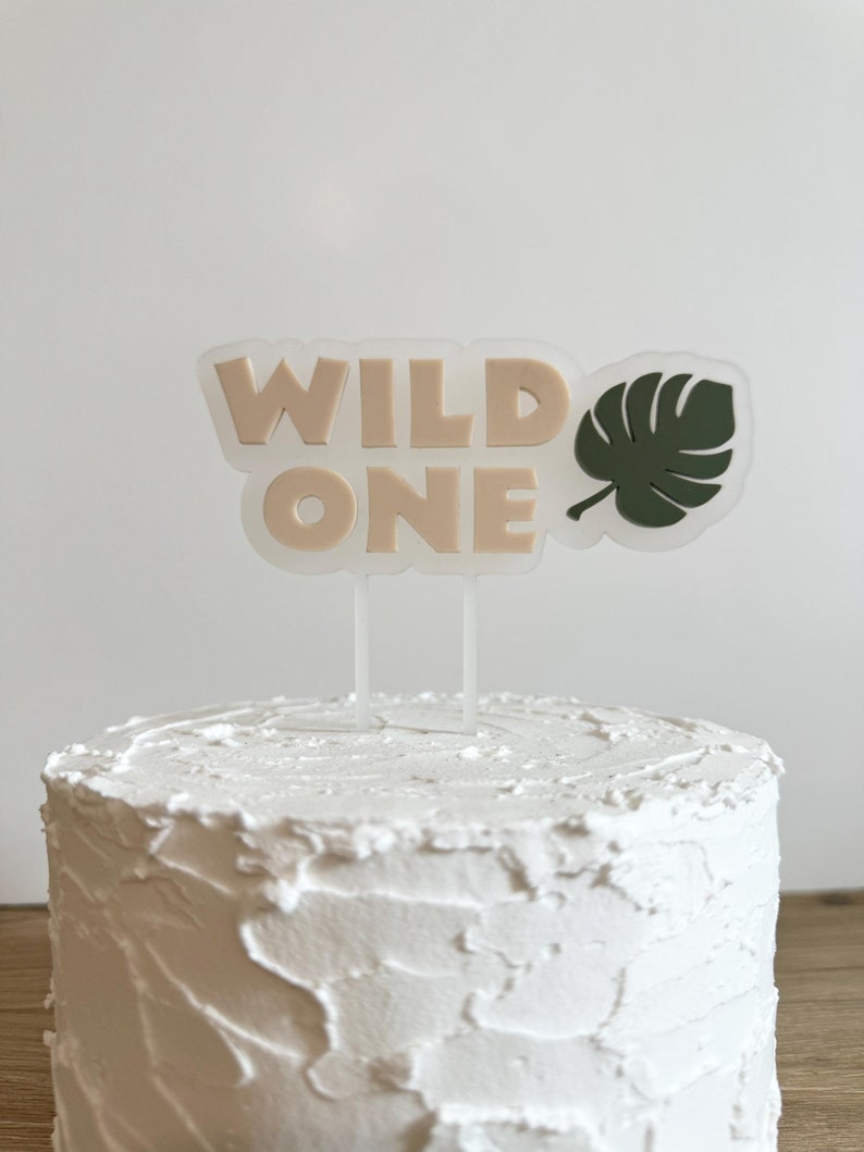 Wild One Cake Topper, Safari Birthday, Wild One Birthday, Kid's ...