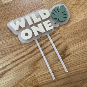 Wild One Cake Topper, Safari Birthday, Wild One Birthday, Kid's ...
