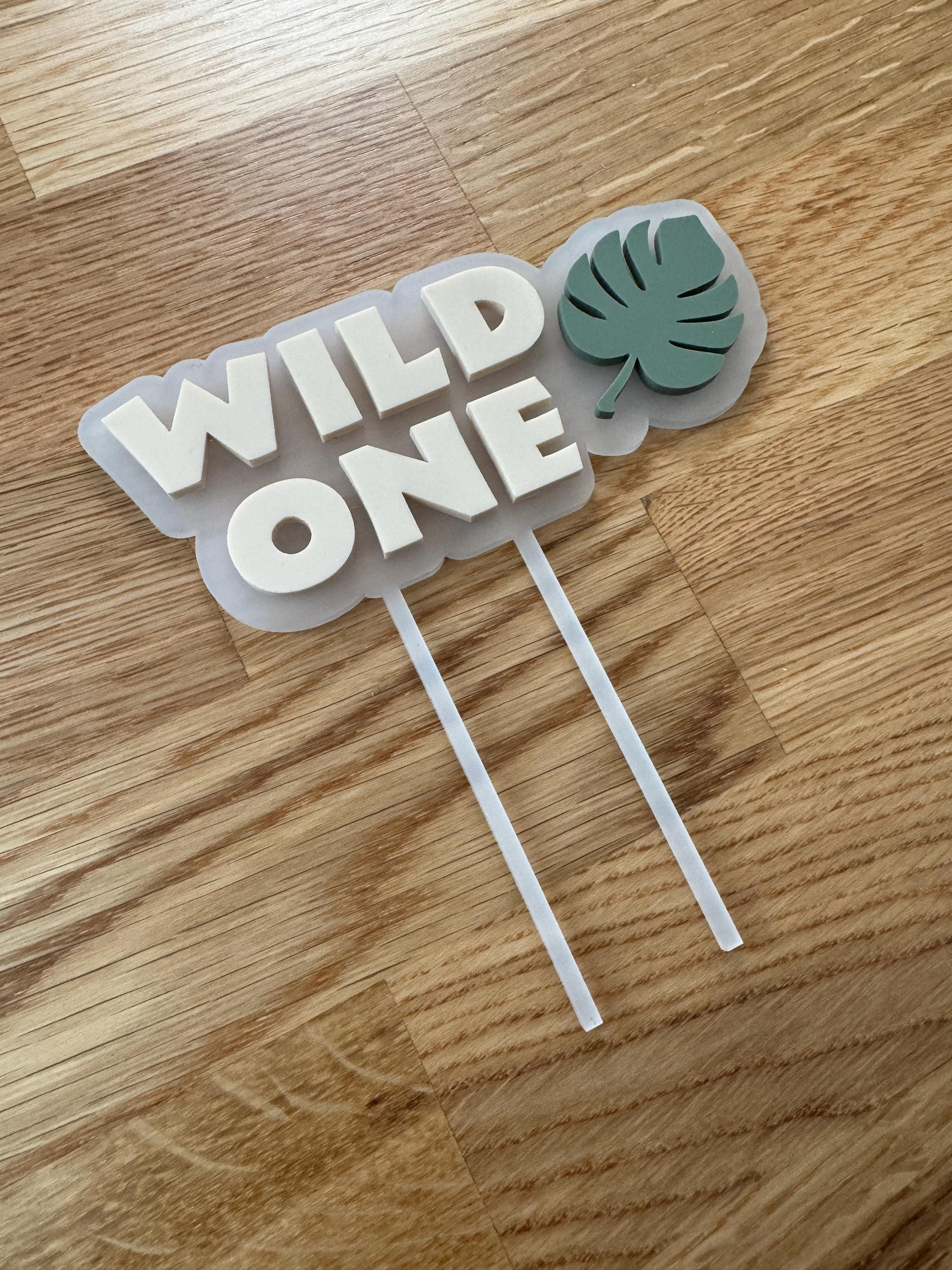 Wild One Cake Topper, Safari Birthday, Wild One Birthday, Kid's ...