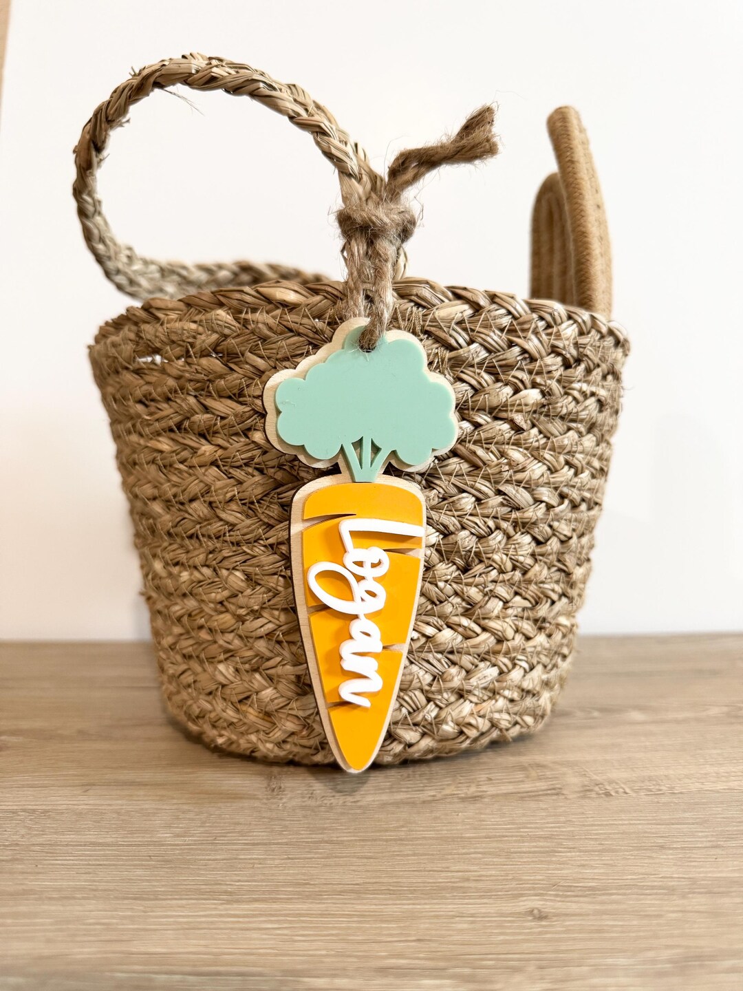 Easter Carrot Tag, Carrot Tag, Easter Basket Tag, Easter Name Tag ...