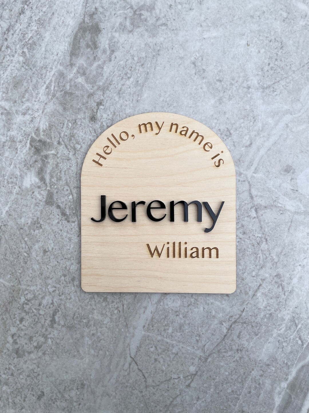 Hello My Name is Sign, Birth Announcement Sign, Hospital Name Sign ...