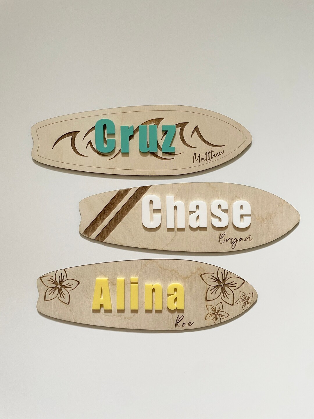 Surfboard Baby Name Sign, Beach Baby Name Sign, Baby Shower Gift ...
