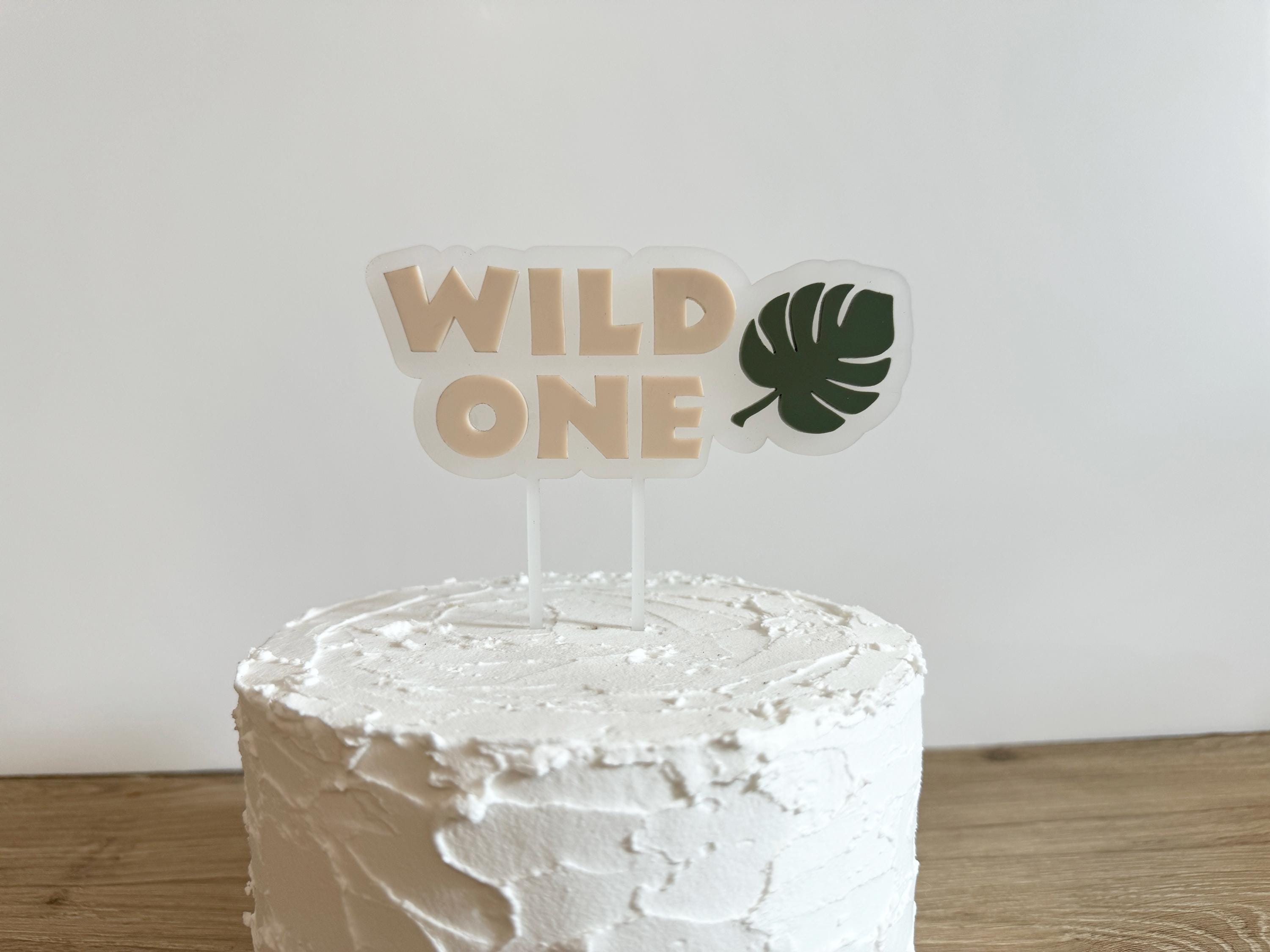 Wild One Cake Topper, Safari Birthday, Wild One Birthday, Kid's ...