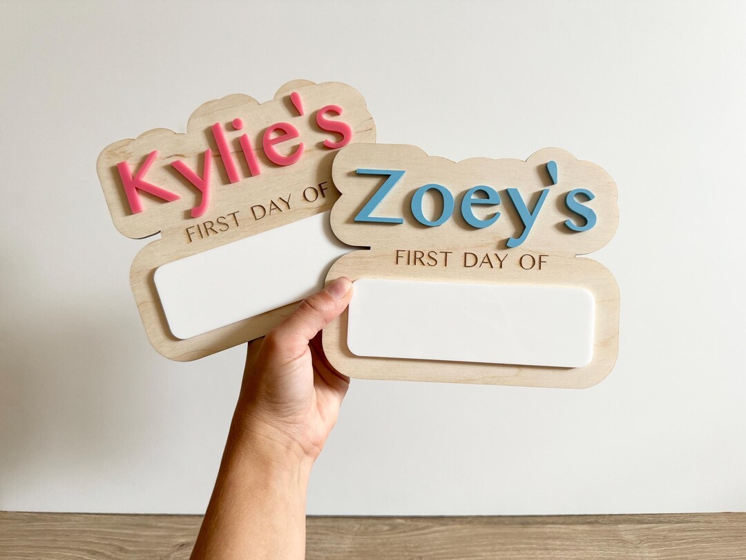 First Day of School, First Day Board, First Day Sign, School Sign ...