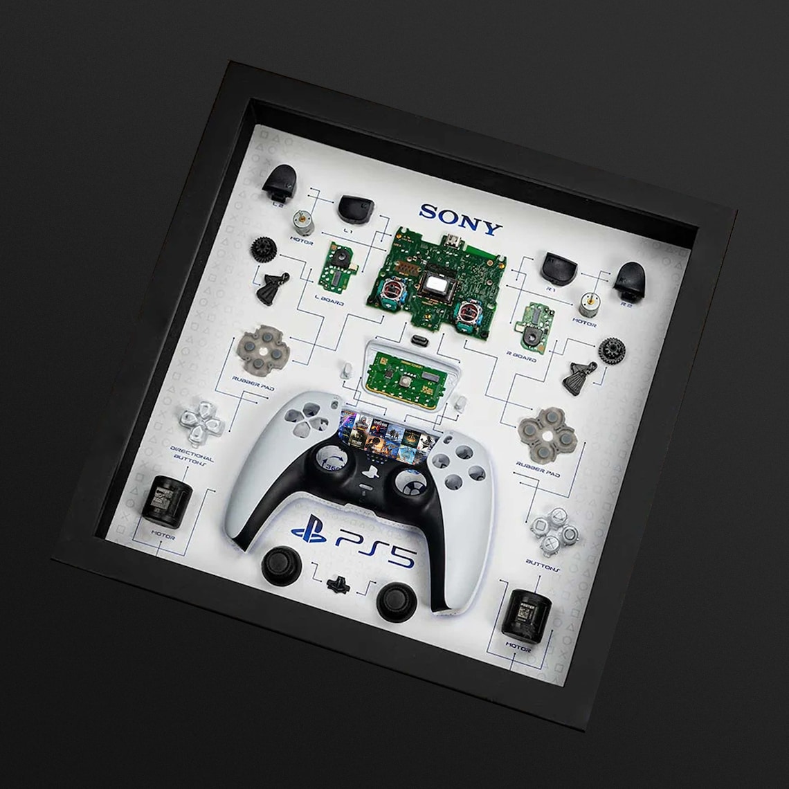 Download Playstation 5 Controller Framed, DUALSENSE Controller Teardown ...