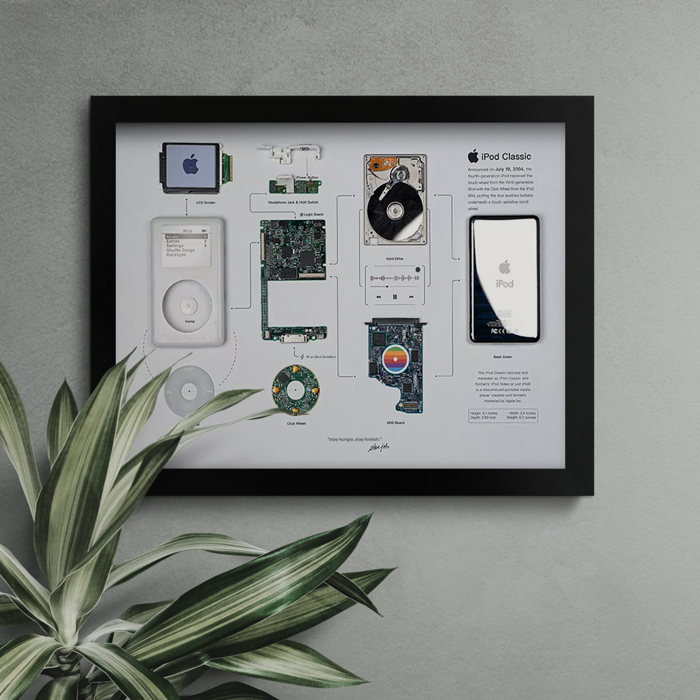 Download Ipod Classic Teardown Template, Disassemble Phone Drawings - Etsy