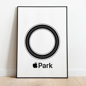 Apple Park Print Art. Apple Park Poster. Printable Apple Park Poster ...