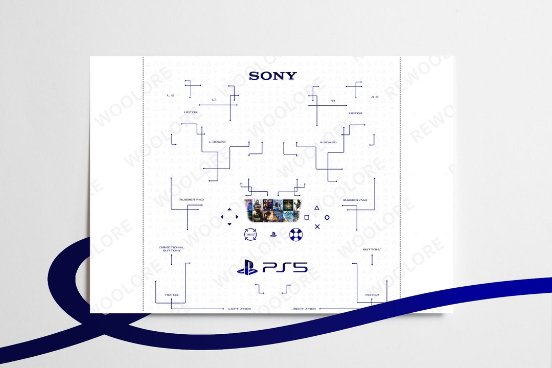 Download Playstation 5 Controller Framed, DUALSENSE Controller Teardown ...