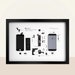 IPhone 5 Black Teardown Art - Digital Template - Apple - iPhone ...