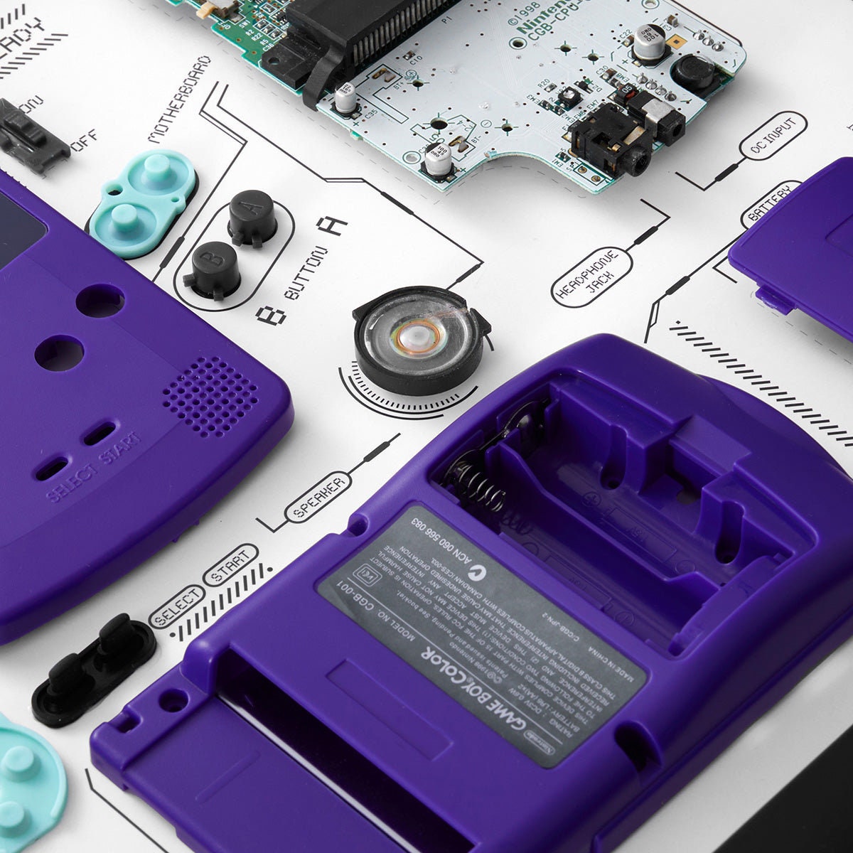 Download Disassembled Nintendo Game Boy Color GBC Disassembled Game ...