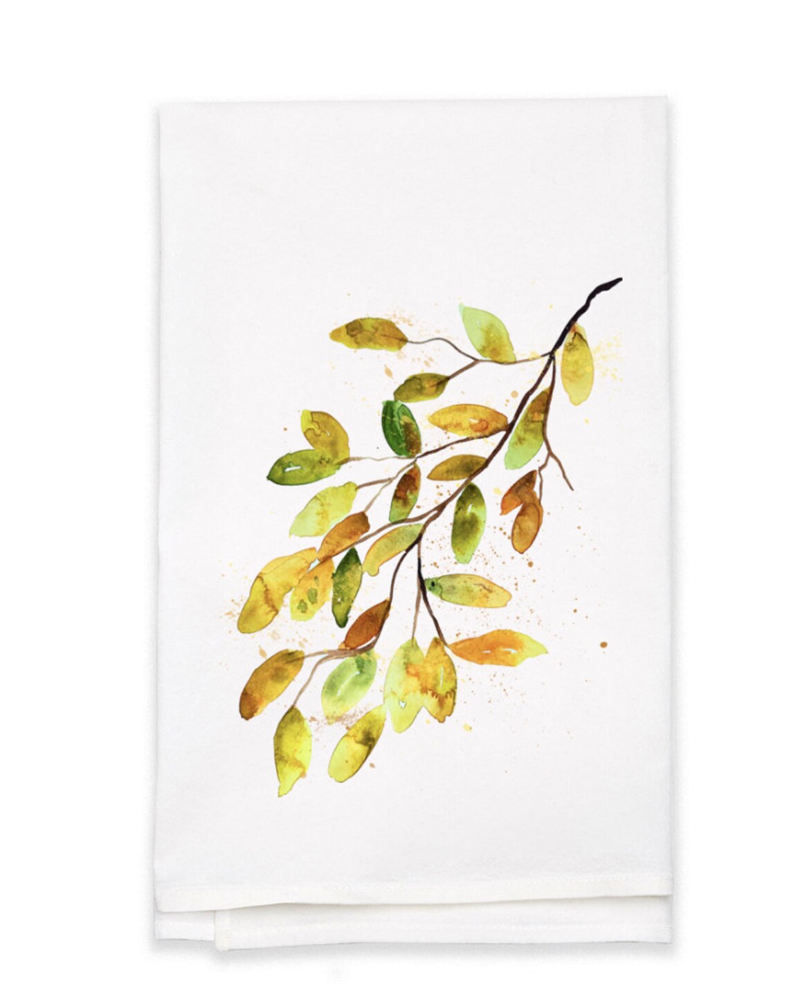 Autumn Leaves Tea Towel - Etsy