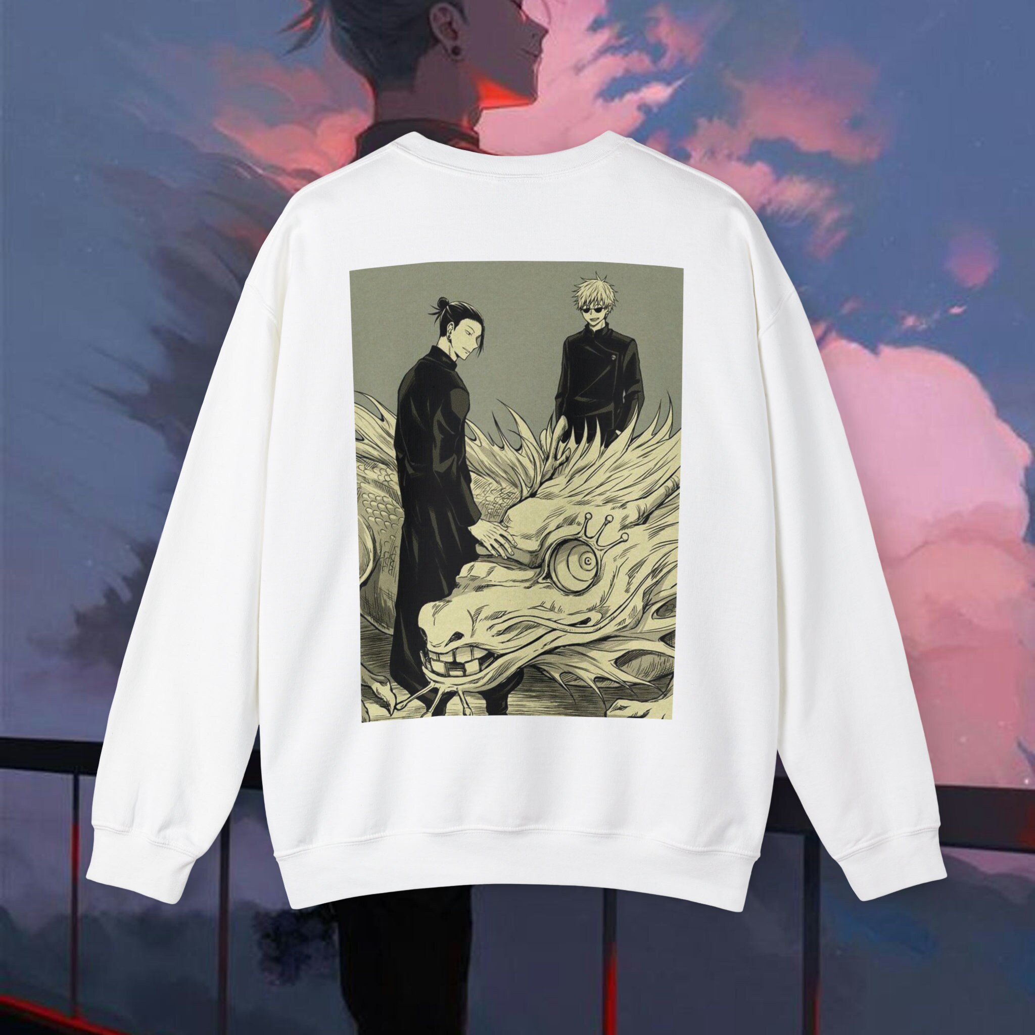 Jujutsu Kaisen Geto And Gojo Anime sweater vintage Anime - Etsy Portugal