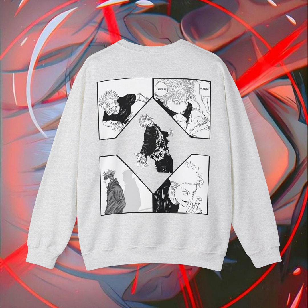 Jujutsu Kaisen Gojo Satoru Anime Sweater Vintage, Anime Gift, Anime ...