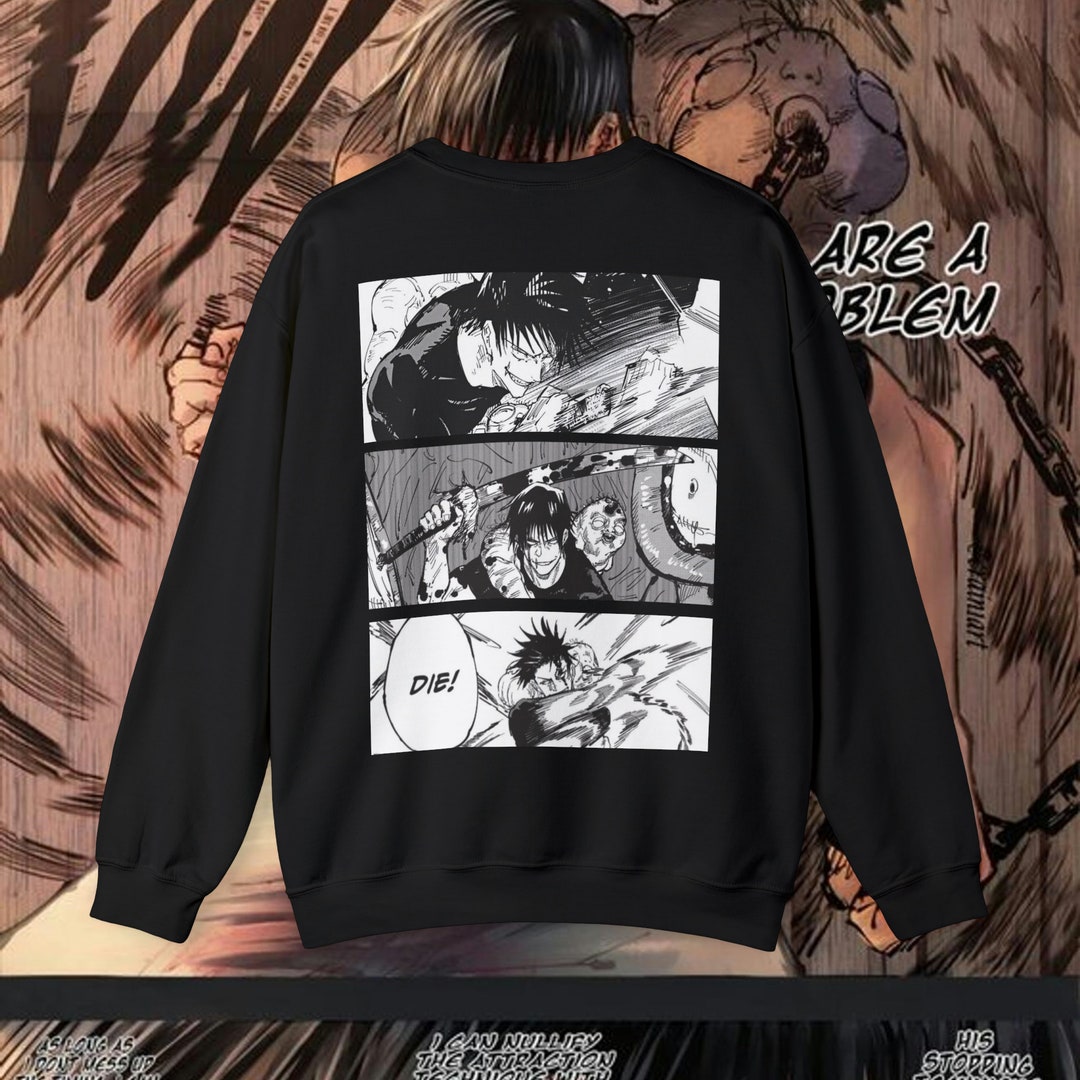 Jujutsu Kaisen Toji Fushiguro Anime Sweater Vintage, Anime Gift, Anime ...