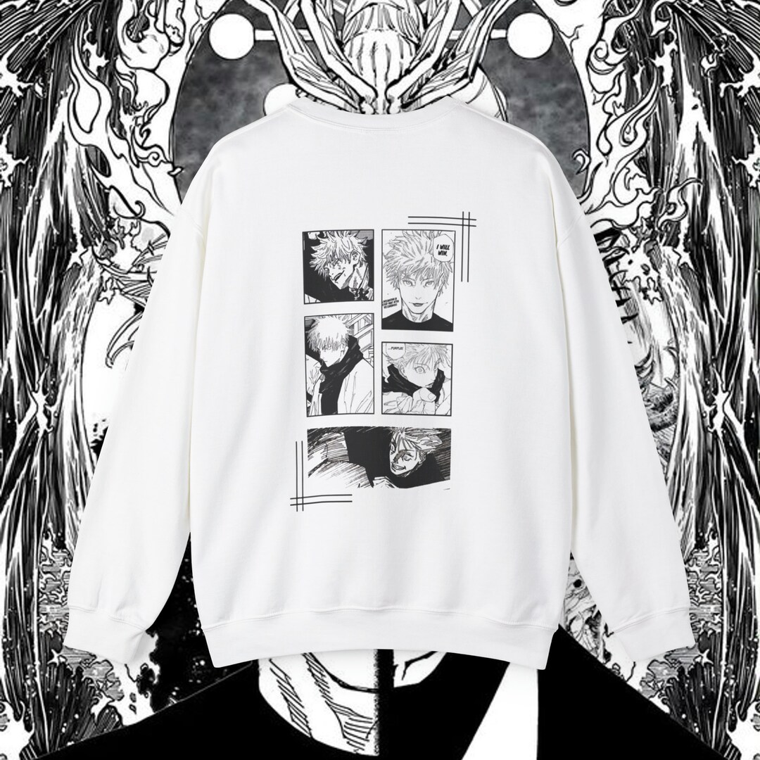 Jujutsu Kaisen Gojo Satoru Anime Sweater Vintage, Anime Gift, Anime ...