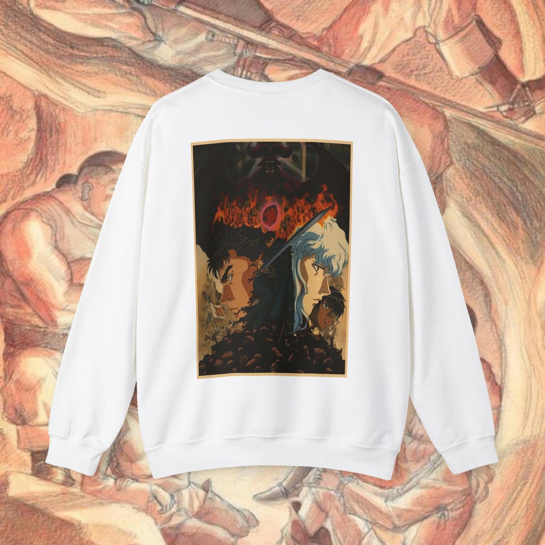 Berserk Anime Sweater Vintage Anime Gift Anime Lover - Etsy