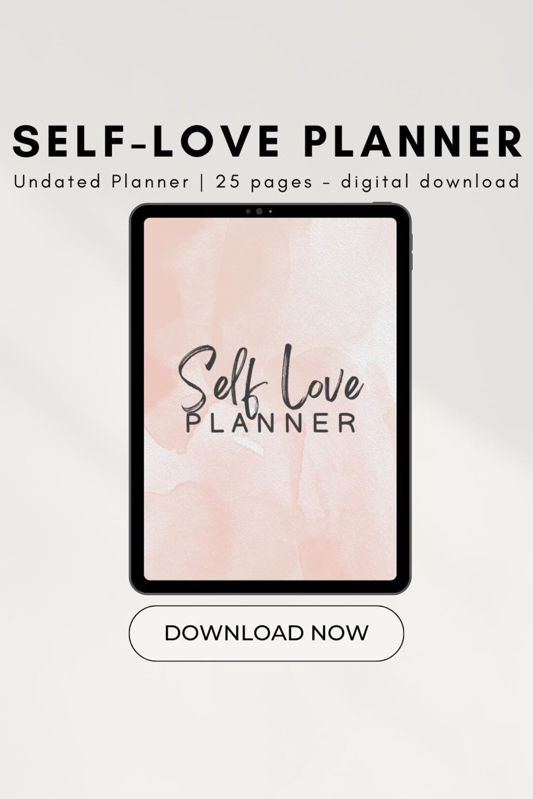 Self-love Planner digital Download - Etsy