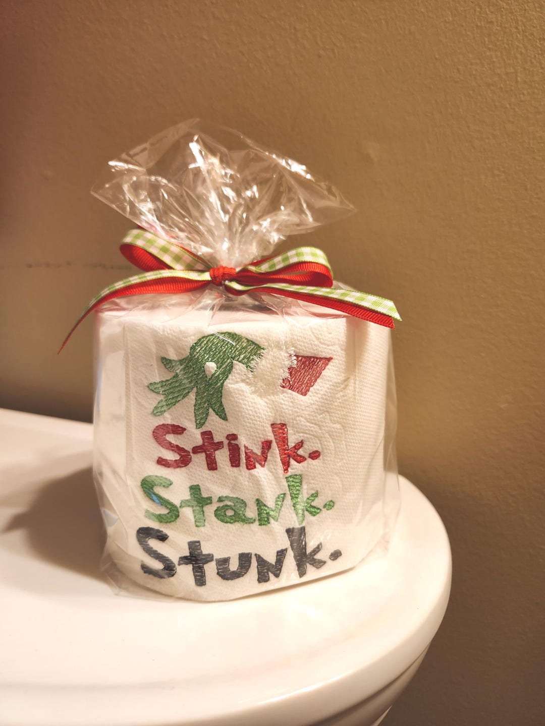 Grinch, Stink Stank Stunk Toilet Paper, Funny Bathroom Decor for ...