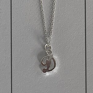 Personalized Sterling Silver Initial Charm Necklace, Custom Jewelry ...
