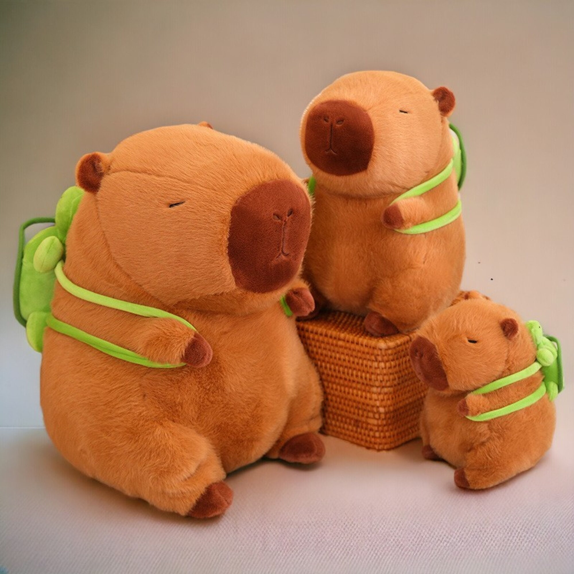 Capybara Plushie, Capybara Stuffed Plush Toy, Cute Kawaii Soft Plushie ...