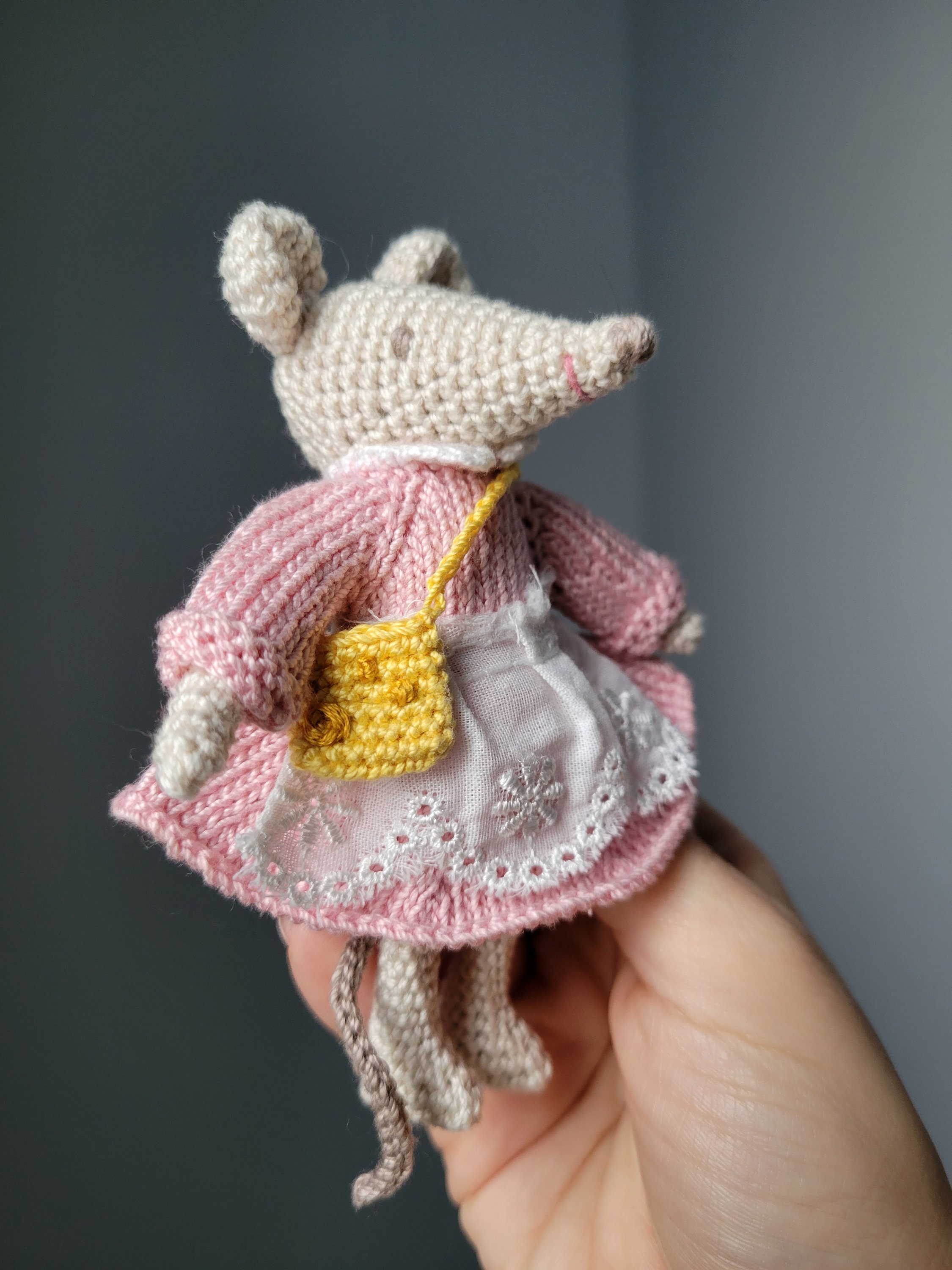 Crochet Mouse Doll - Etsy