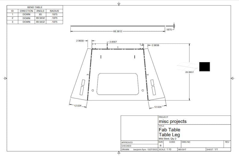 Fabrication Table Designs - Etsy