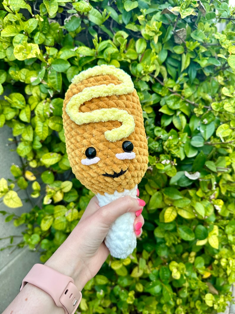 Crochet Corn Dog, Amigurumi Corn Dog - Etsy