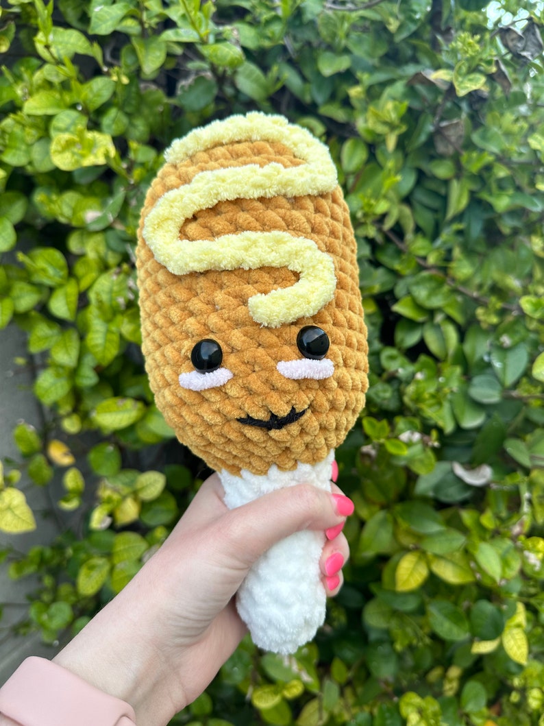 Crochet Corn Dog, Amigurumi Corn Dog - Etsy