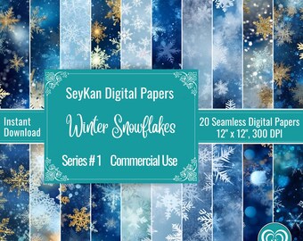 Frozen Icicles Seamless DIGITAL PAPER | Enchanted Winter Holiday Papers ...