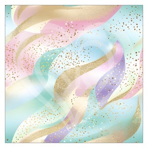 Pastel & Gold Glitter Glam DIGITAL PAPER Luxury Sparkle Shiny Foil ...