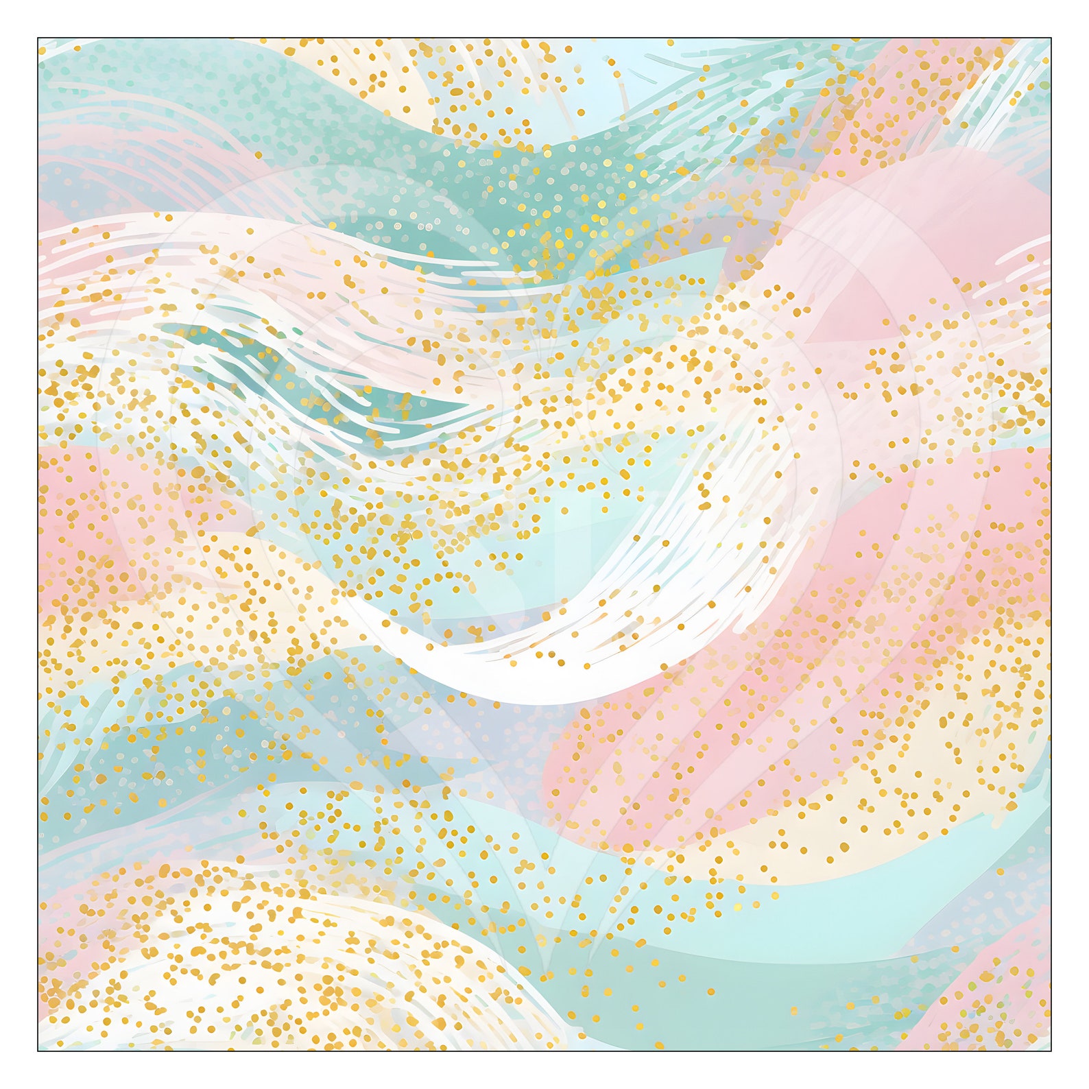 Pastel & Gold Glitter Glam DIGITAL PAPER Luxury Sparkle Shiny Foil ...