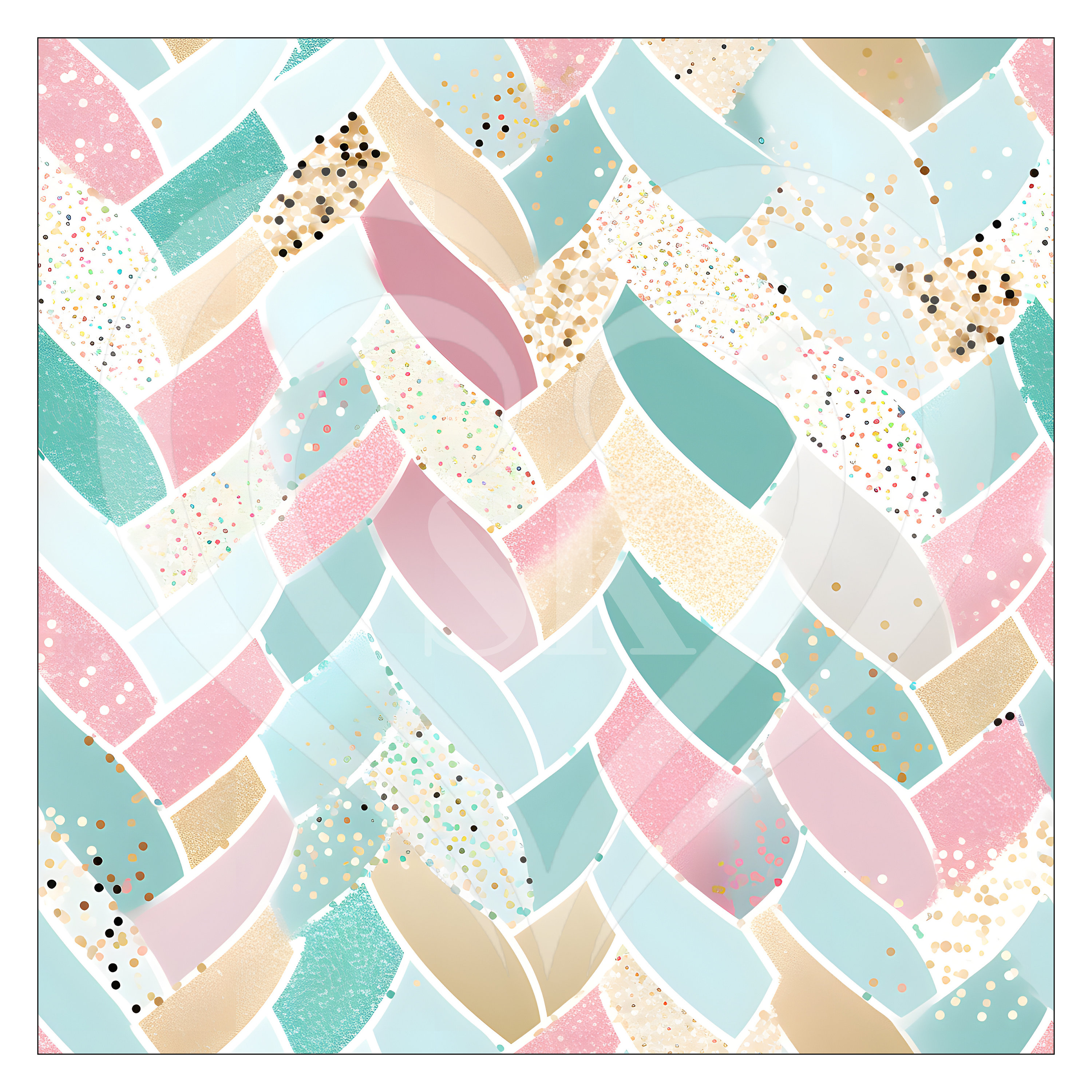 Pastel & Gold Glitter Glam DIGITAL PAPER Luxury Sparkle Shiny Foil ...